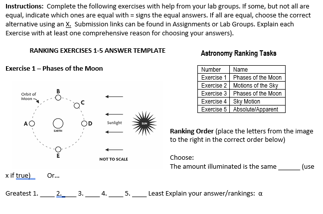 Solved Instructions: Complete the following exercises with | Chegg.com