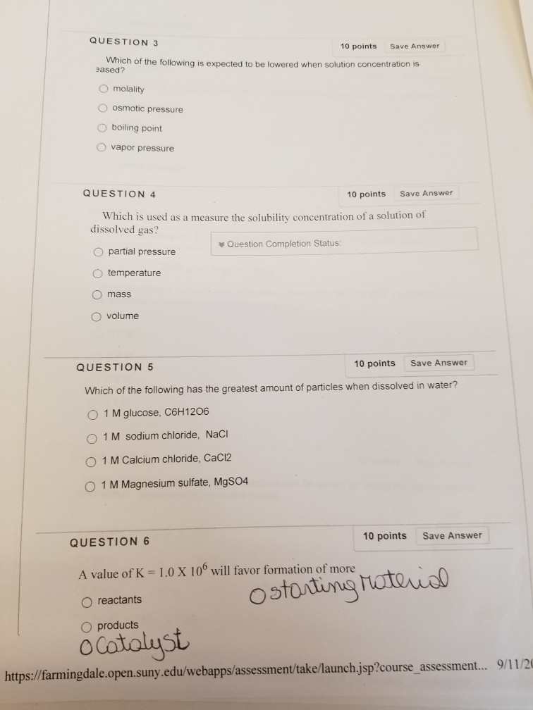 Solved QUESTION 7 10 points Save Answer When writing the Kp | Chegg.com