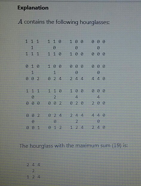 Solved Context Given a 6 × 6 2D Array. A: 1110θθ 1110θθ We | Chegg.com