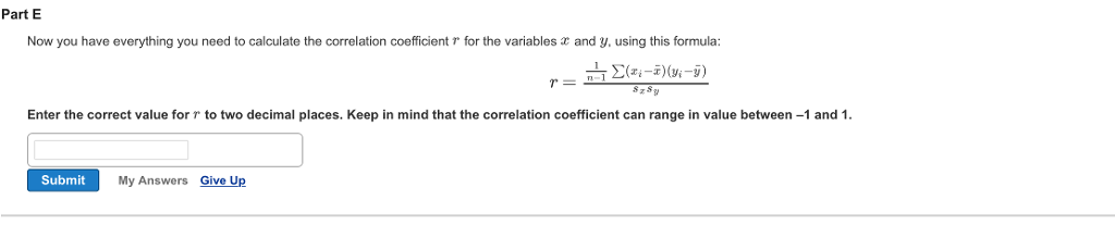 Solved Part E Now you have everything you need to calculate | Chegg.com