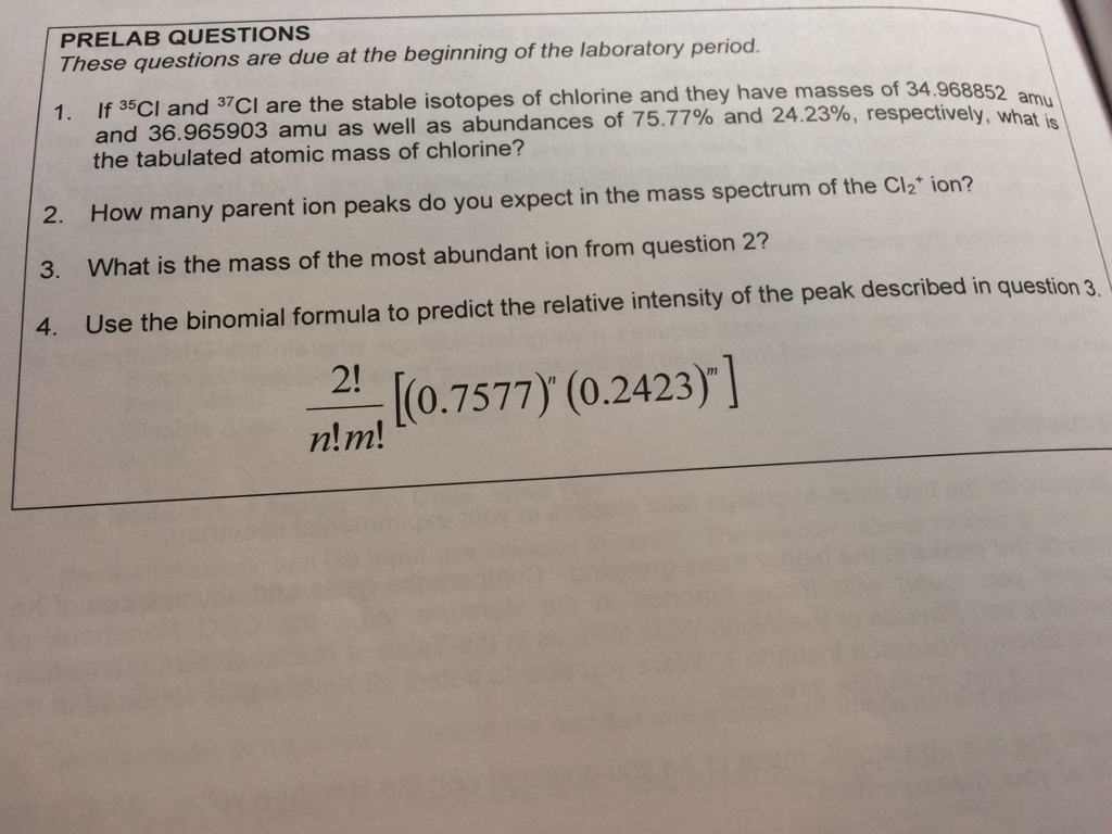Solved If^35Cl and^37Cl are the stable isotopes of chlorine | Chegg.com