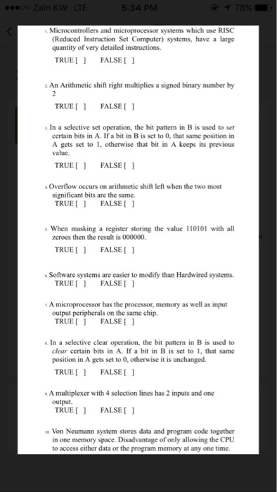 Solved Microcontrollers and microprocessor systems which use | Chegg.com