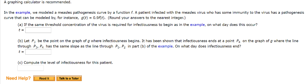 A graphing calculator is recommended In the example, | Chegg.com