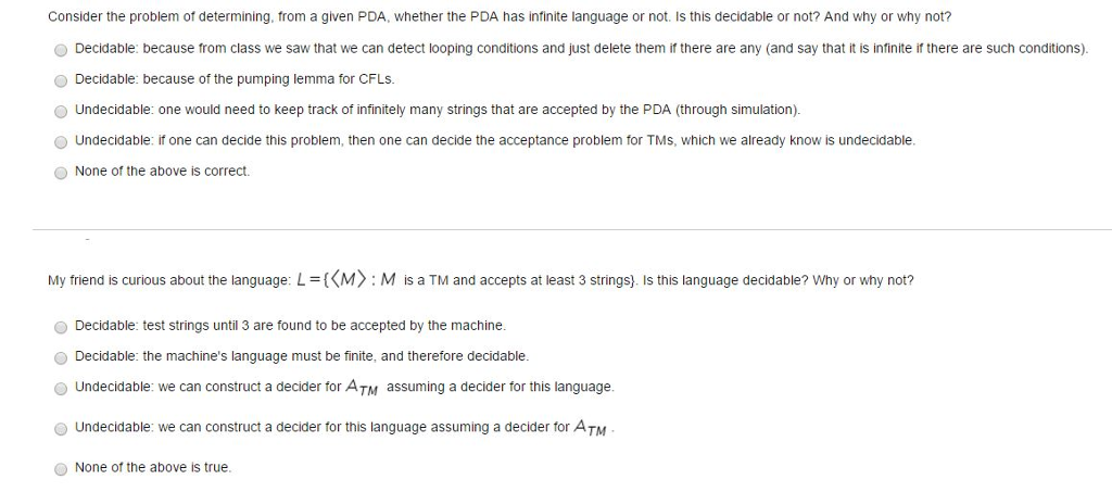 Solved Consider the problem or determining, from a given | Chegg.com