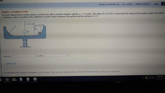 Solved MESSAGE MY INSTRUCTOR FULL SOREEN PRINTER VERSION | Chegg.com
