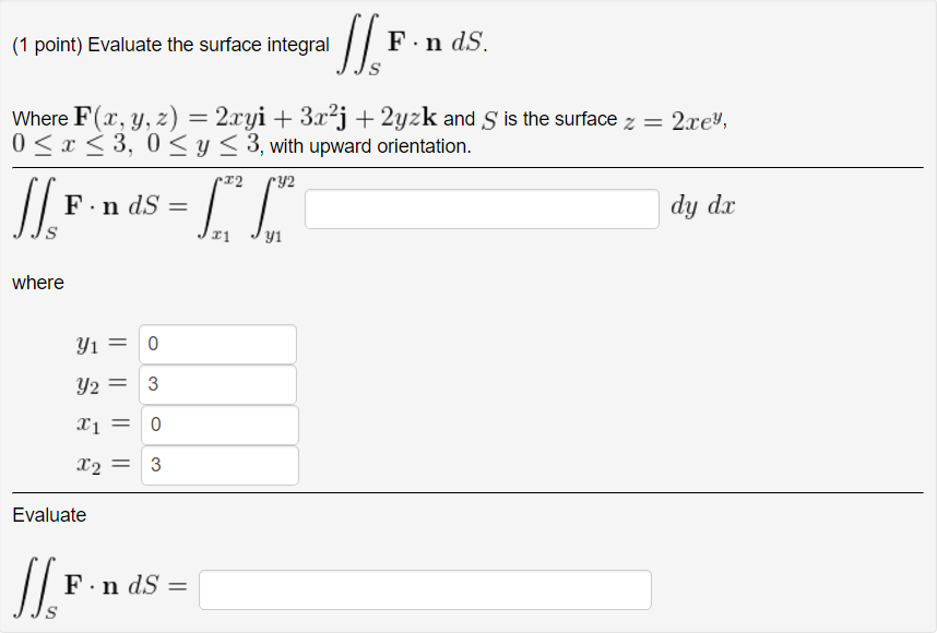 Solved Evaluate the surface integral double integral_S F | Chegg.com