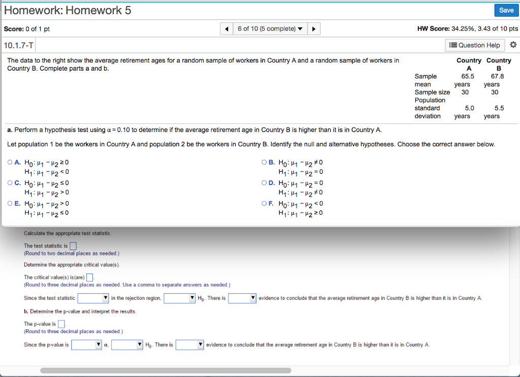 Solved Homework Homework 5 Save Score 0 Of 1 Pt 6 Of 10 5