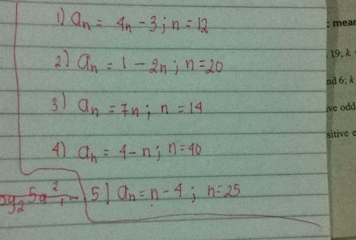 Solved Find The Nth Partial Sum Of The Arithmetic Sequence 0773
