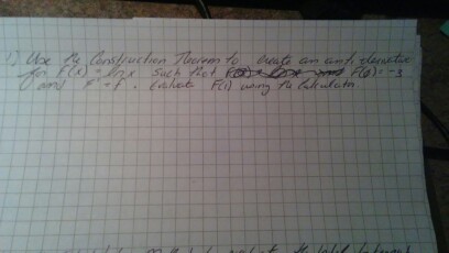 Solved Use the construction theorem to create an | Chegg.com