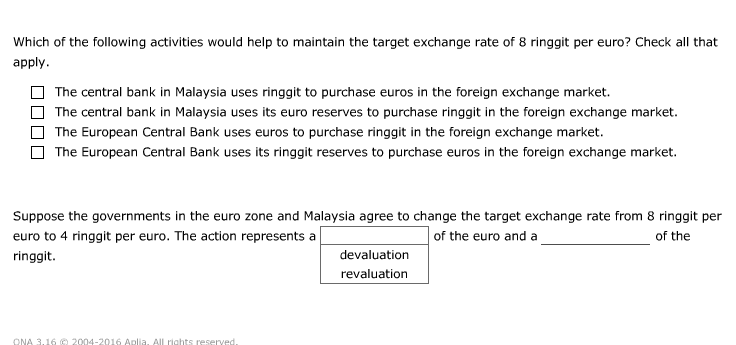 Solved 9. Fixed exchange rates Consider the exchange rate | Chegg.com