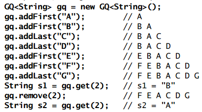 Solved Generalized queue: Design a data structure that | Chegg.com