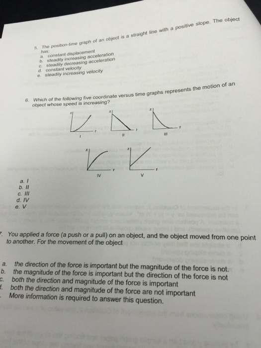 Solved The position-times graph of an object is a straight | Chegg.com