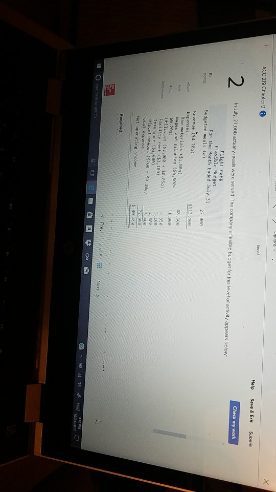 Solved Help Save & Exit Submit ACC 219 Chapter 9 6 Check my | Chegg.com