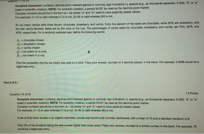 Solved Numbers, decimal point markers (period or comma), | Chegg.com