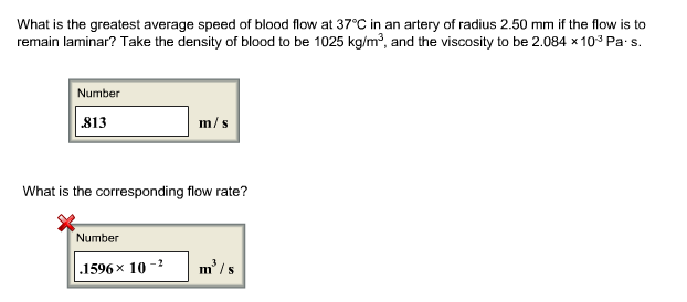 Solved What is the greatest average speed of blood flow at | Chegg.com