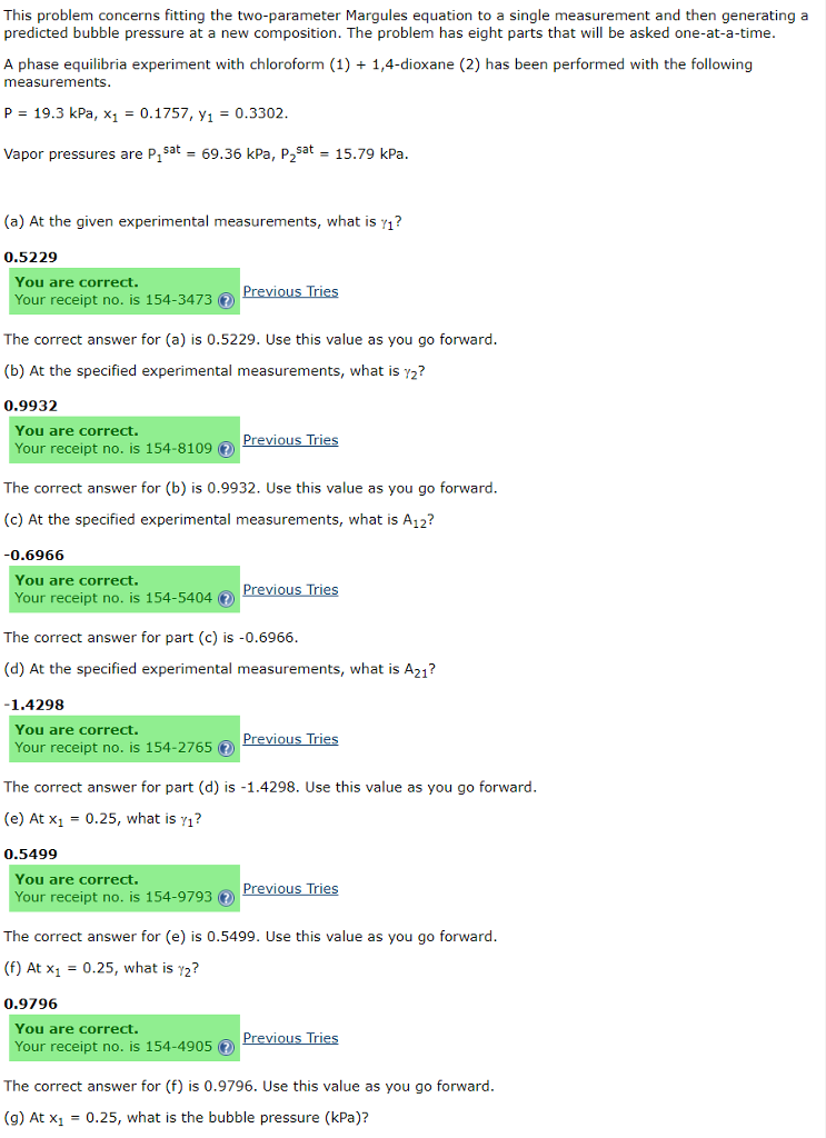 Solved This problem concerns fitting the two-parameter | Chegg.com