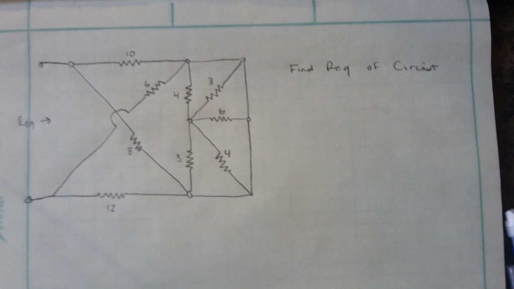 Solved Find Req of Circuit. | Chegg.com
