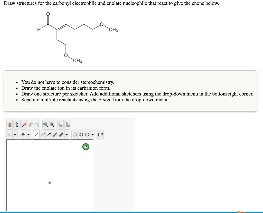 Solved Draw structures for the carbonyl electrophile and | Chegg.com