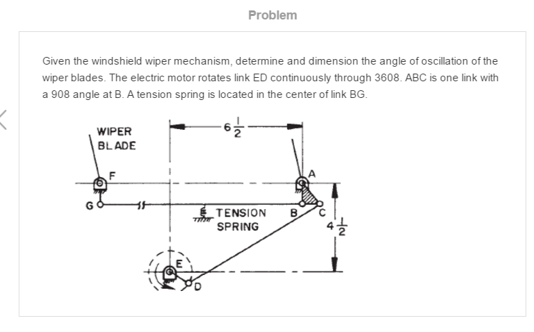 Solved Given the windshield wiper mechanism, determine and | Chegg.com