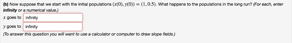 Solved (1 point) The system of differential equations 1 dx x | Chegg.com
