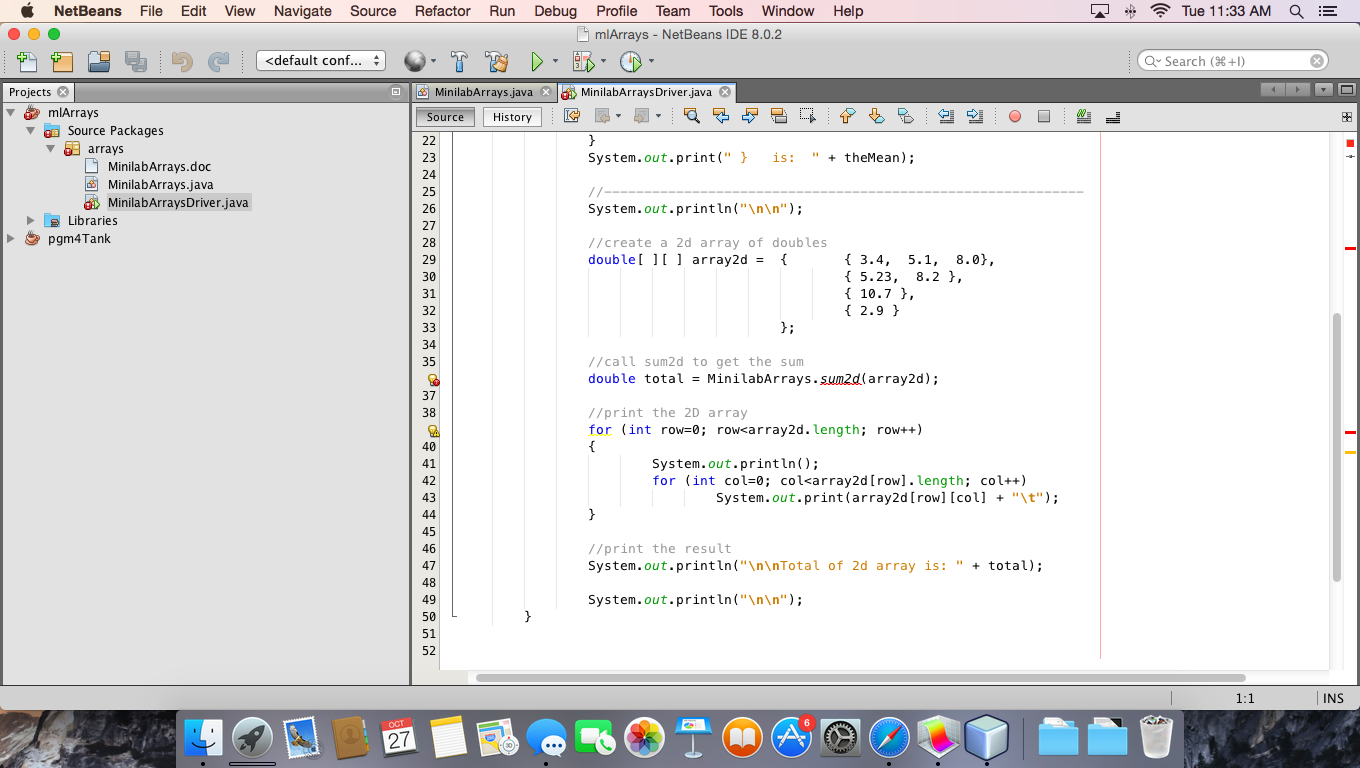CSC110AB MinilabArrays The problem: You are to | Chegg.com