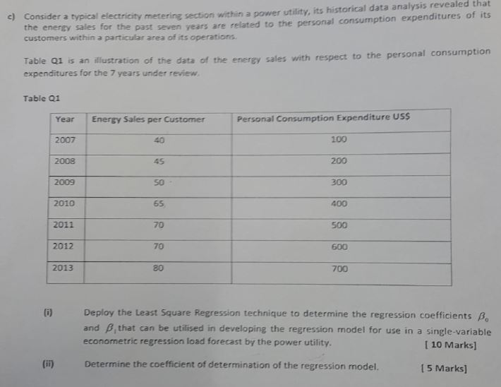 a typical electricity metering section within a power | Chegg.com