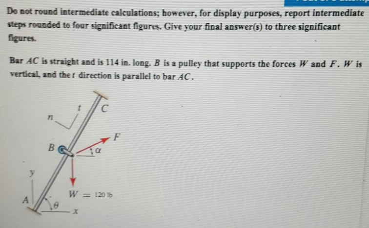 Solved A control arm in a machine supports the three forces | Chegg.com