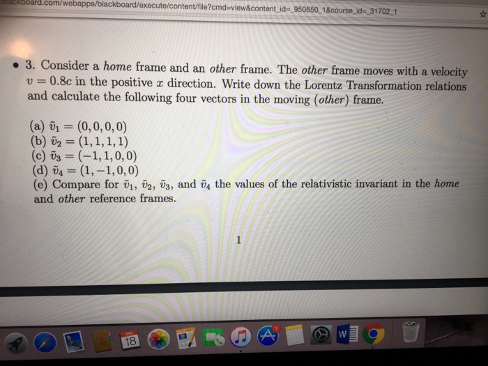 Solved Consider a home frame and an other frame. The other | Chegg.com