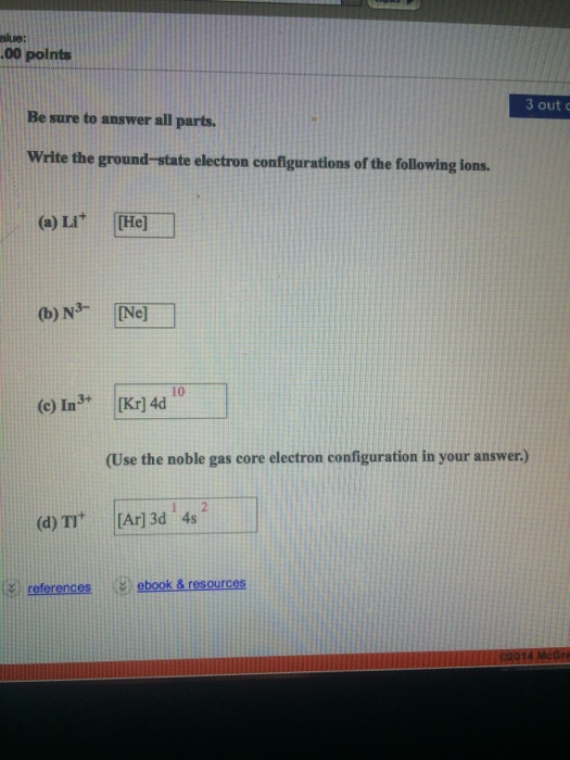 Solved Write the ground-state electron configurations of the | Chegg.com Solved Write the ground-state electron configurations of the | Chegg.com