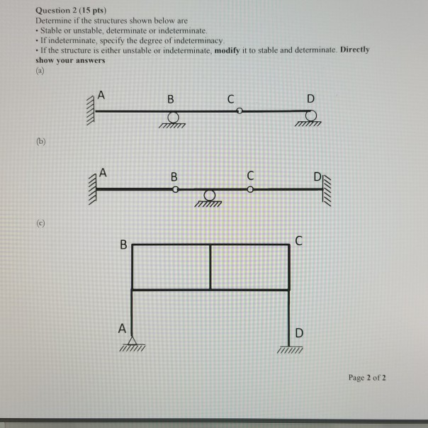 Solved Question 2 (15 pts) Determine if the structures shown | Chegg.com Solved Question 2 (15 pts) Determine if the structures shown | Chegg.com