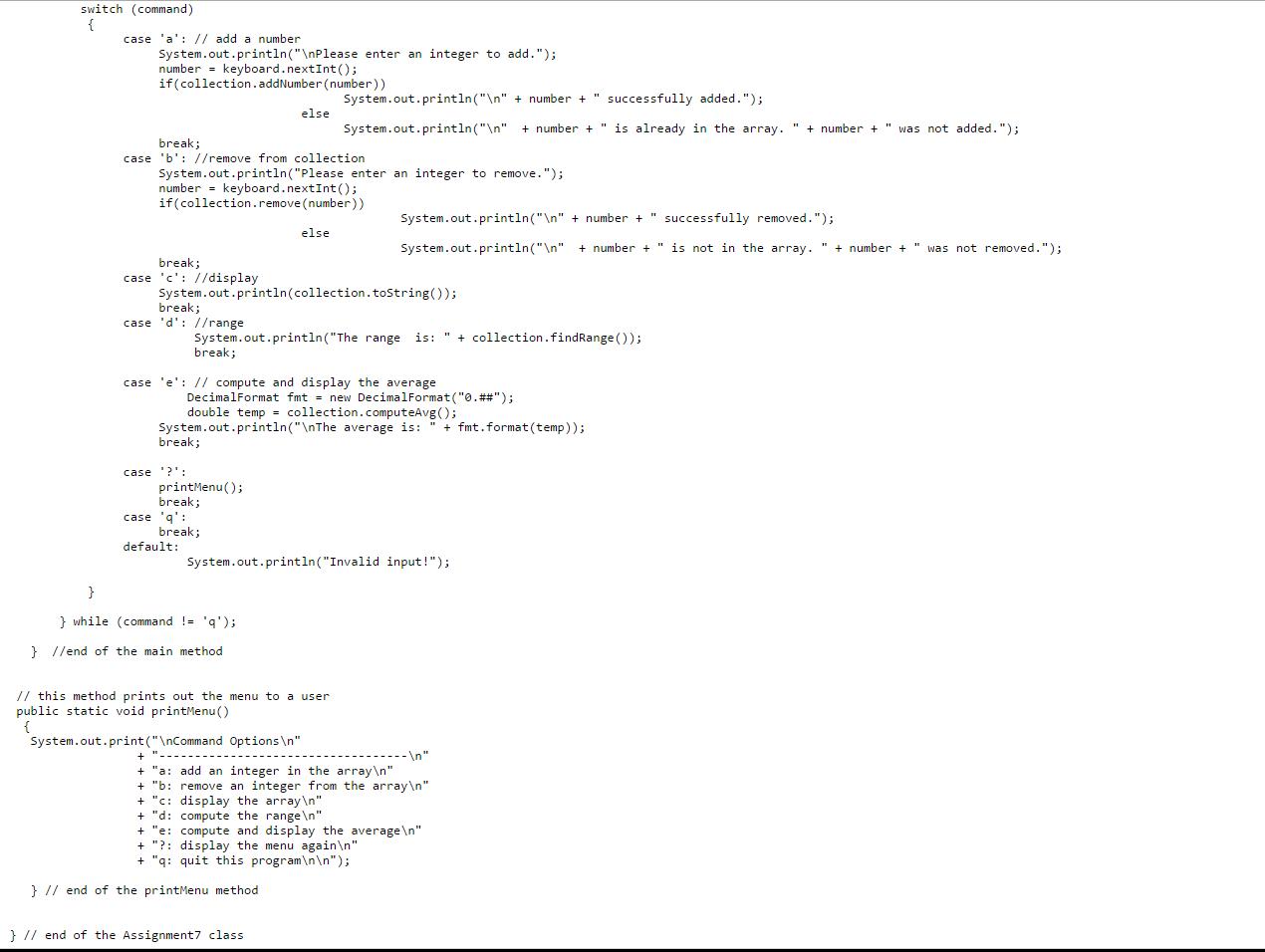 Solved Part 2: Programming (13 points Your assignment is to | Chegg.com