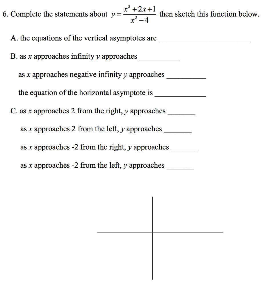 Solved Complete the statements about v = x^2 + 2x + 1/x^2 - | Chegg.com