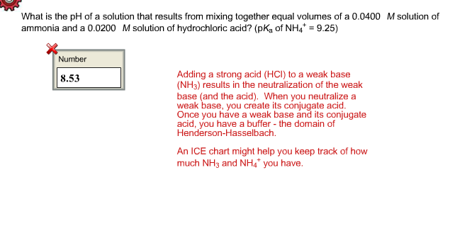 Solved What is the pH of a solution that results from mixing | Chegg.com