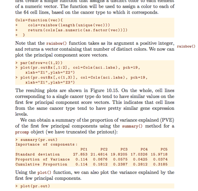 #3- Perform principal components analysis (PCA) on | Chegg.com #3- Perform principal components analysis (PCA) on | Chegg.com