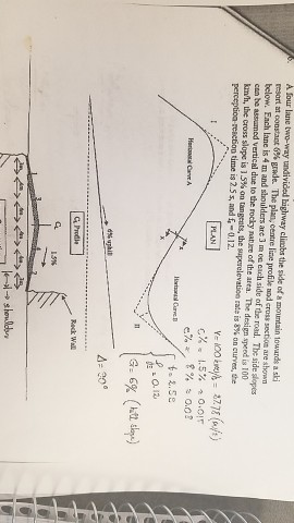 Solved Afou heme two way undivided hiervan the side of | Chegg.com