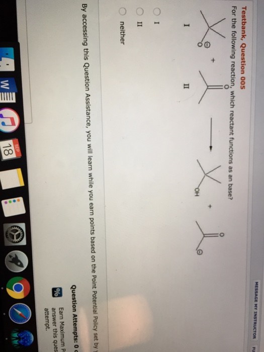 Solved For the following reaction, which reactant functions | Chegg.com
