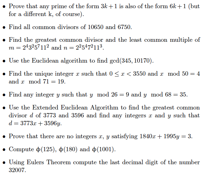 Solved Prove that any prime of the form 3k +1 is also of the | Chegg.com