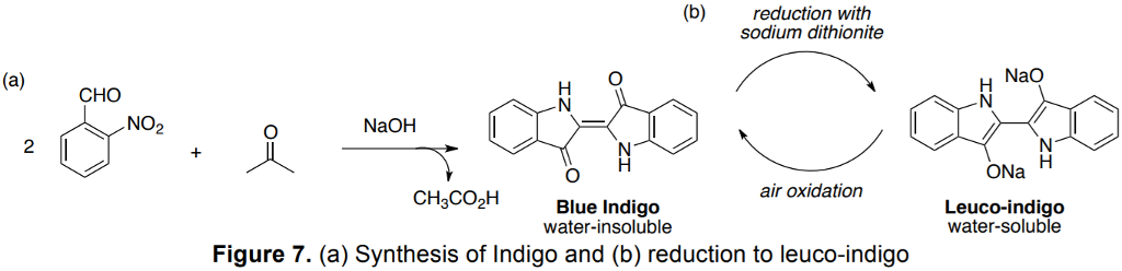 Solved Which atom is reduced when blue indigo is reduced | Chegg.com