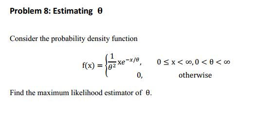 Solved Consider the probability density function Find the | Chegg.com