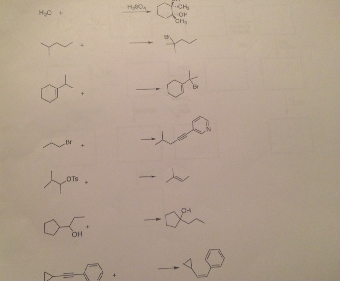 Solved CH "Br H20 H2SO4 OCH CH OH ICH3 IOH CH3 | Chegg.com