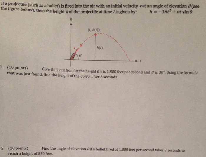 Solved If a Projectile (such as a bullet) is fired into the | Chegg.com