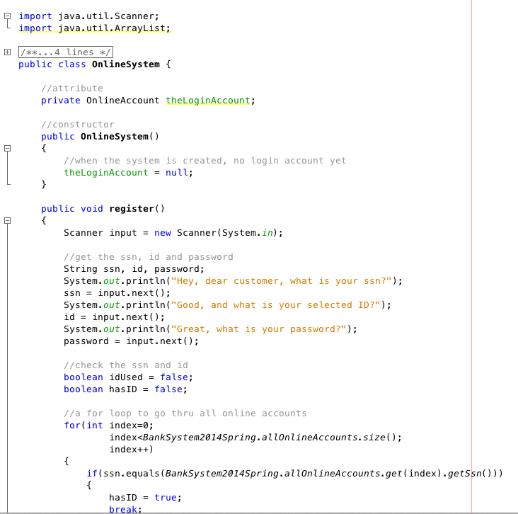 Solved Complete the login method in the | Chegg.com