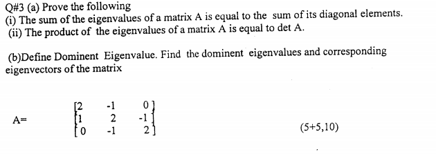 Solved Q#3 (a) Prove the following (i) The sum o (ii) The | Chegg.com