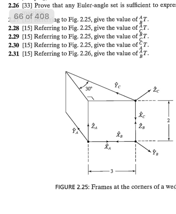 Prove that any Euler-angle set is sufficient to expre | Chegg.com