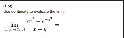 Solved Use continuity to evaluate the limit. lim (x, y) | Chegg.com