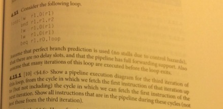 Solved Show a pipeline execution diagram for the third | Chegg.com