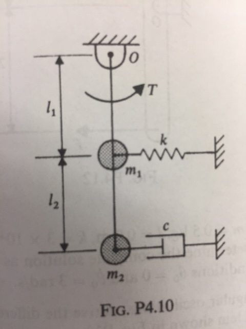 Assuming small angular oscillations, derive the | Chegg.com