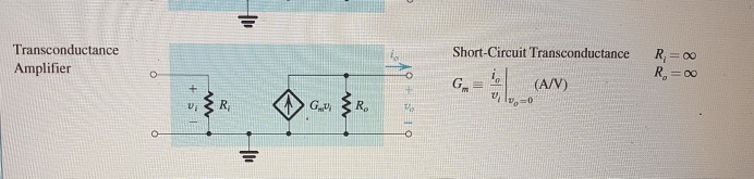 Solved Transconductance Amplifier Short-Circuit | Chegg.com