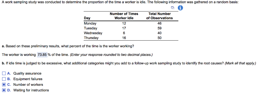 Solved A Work Sampling Study Was Conducted To Determine The Chegg solved-a-work-sampling-study-was-conducted-to-determine-the-chegg