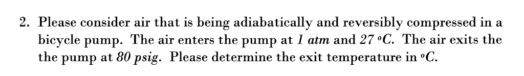 Solved Consider air that is being adiabatically and | Chegg.com